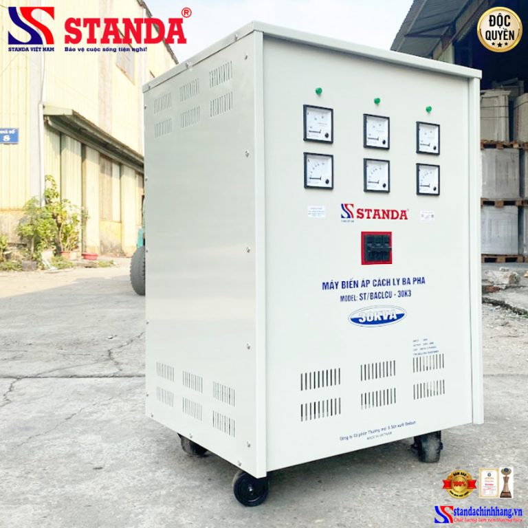 Biến áp cách ly Standa 30KVA 380V - 220V - 200V