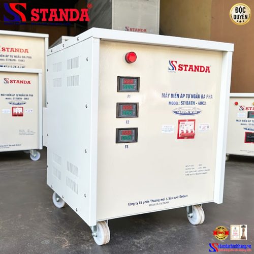 Máy biến áp tự ngẫu Standa 40KVA điện áp 380V/220V/200V