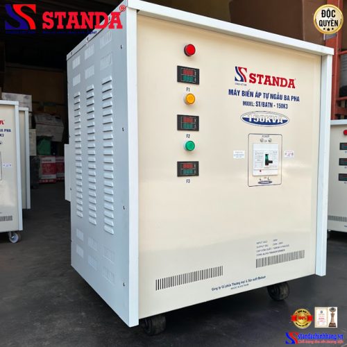 Biến áp tự ngẫu Standa 150KVA điện áp 380V -220V -200V