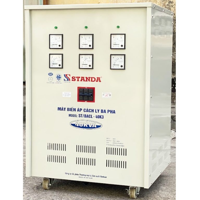 Biến áp cách ly Standa 40KVA 3 pha điện áp 380V/400V